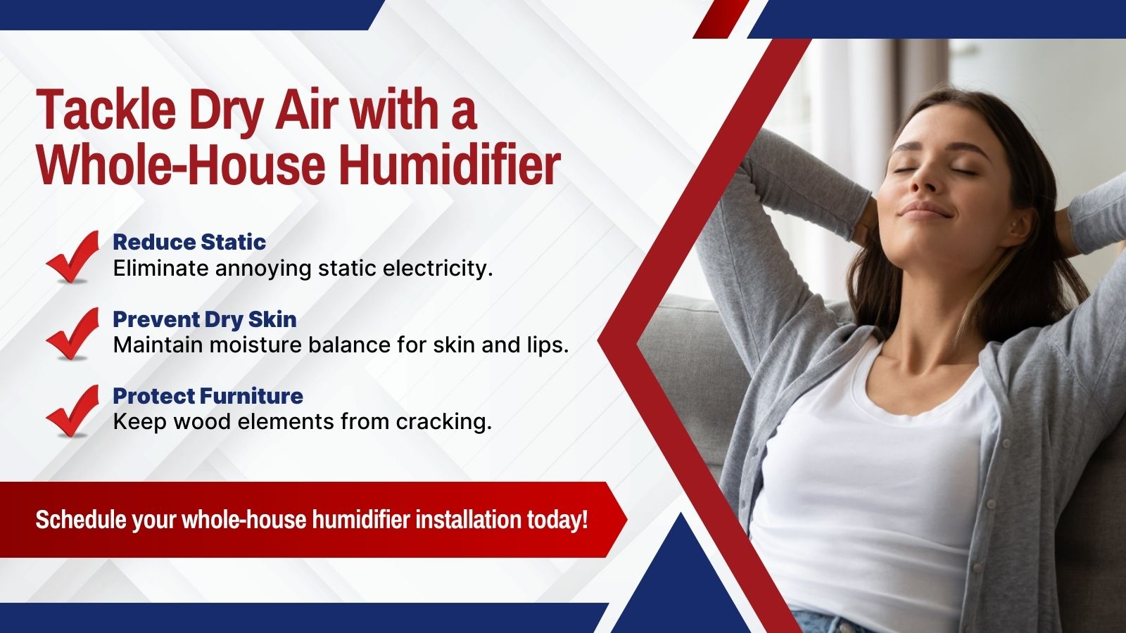 Zap! 6 Annoying Signs Your Home Has Dry Air | Boehmer Heating and Cooling